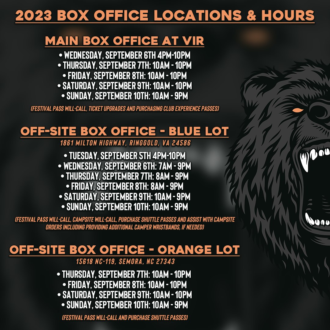 GENERAL FAQ - Blue Ridge Rock Fest | North America's Largest Rock ...